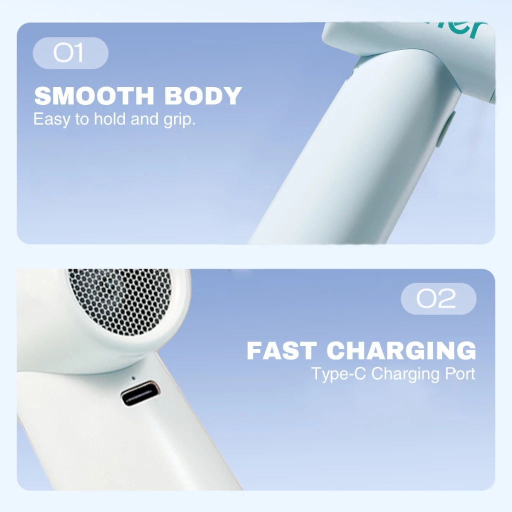 Mifier MF200 Turbo Mini Jet Fan Handheld Fan Portable Bladeless Mini ...