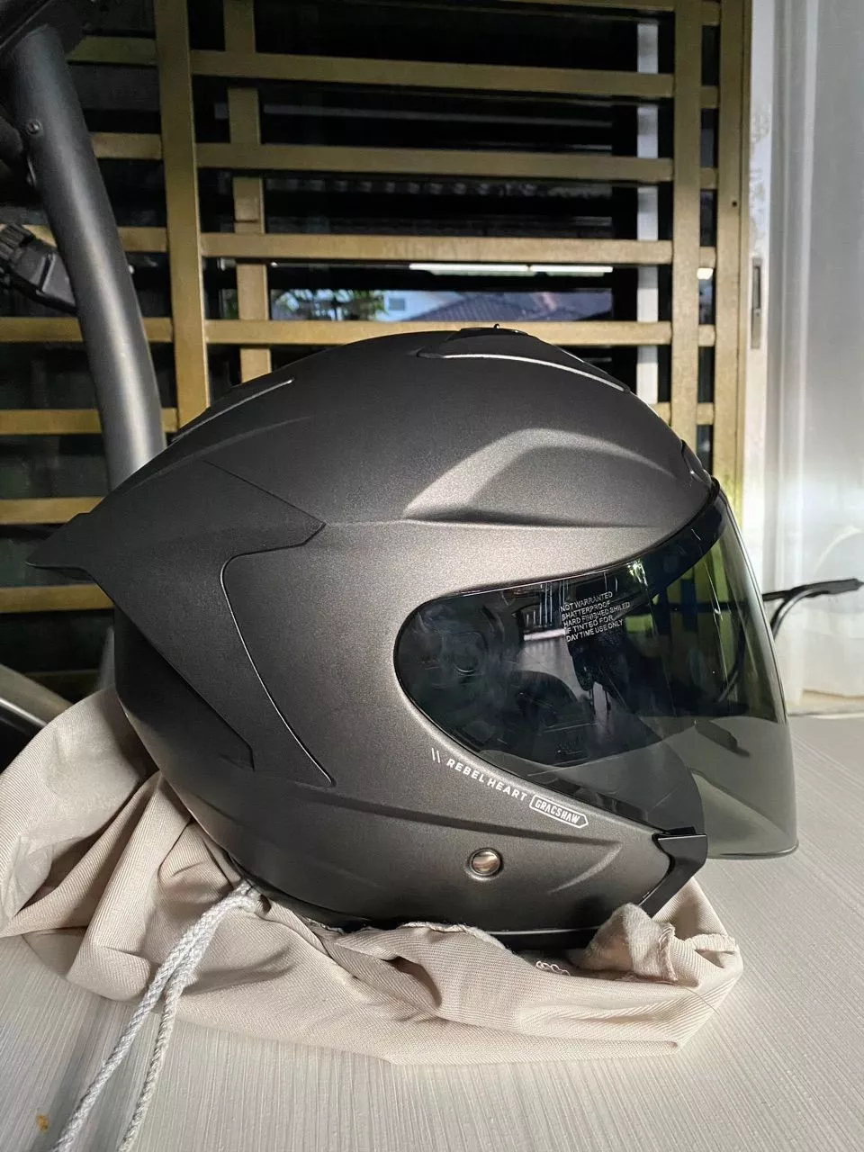 Gracshaw Helmet G838 Gaizer 2 New Upgrade Open Face Helmet Single Visor ...