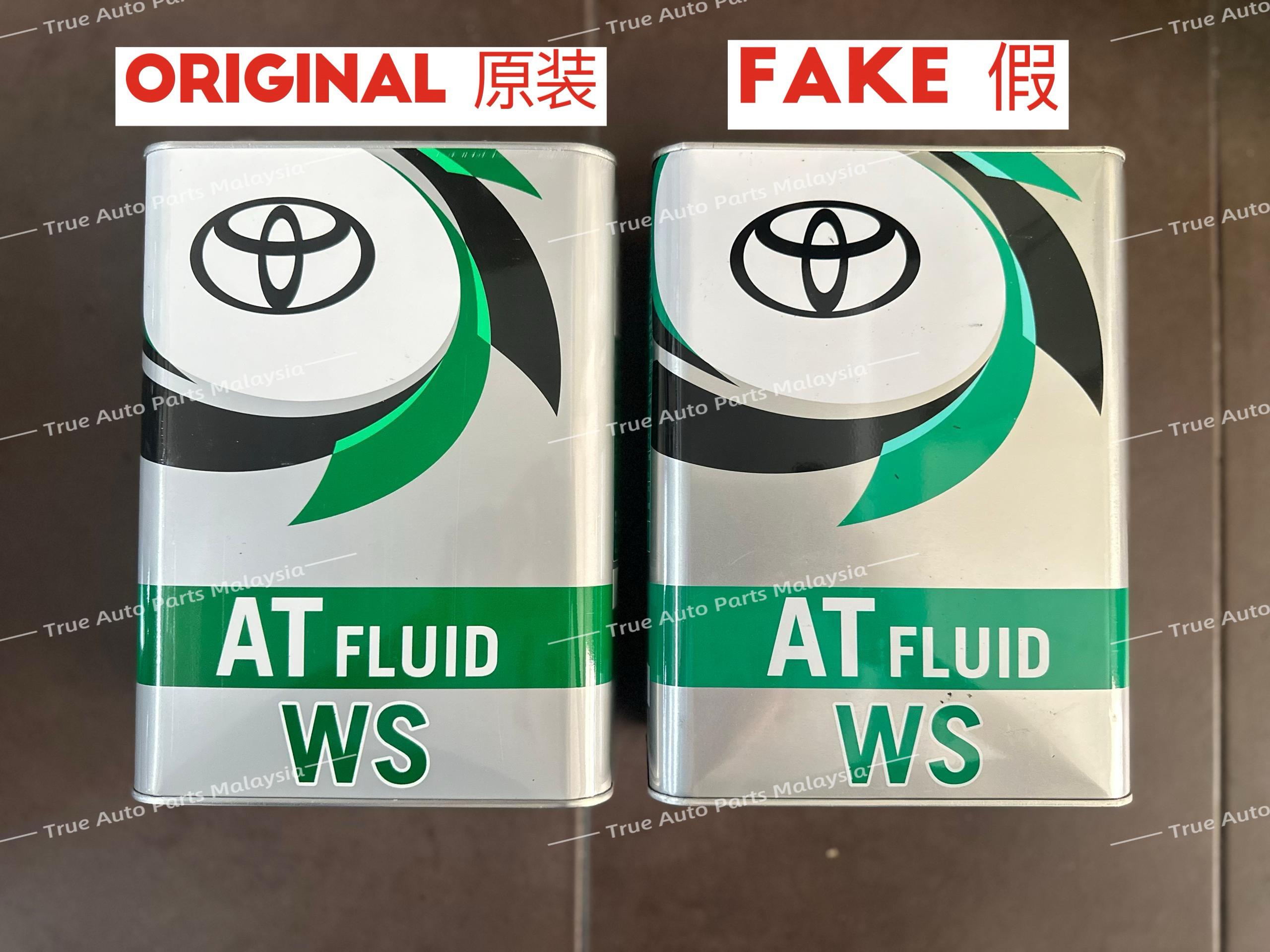 [READY STOCK] TOYOTA ATF WS Gear Oil/Auto Transmission Fluid 4L - 08886 ...
