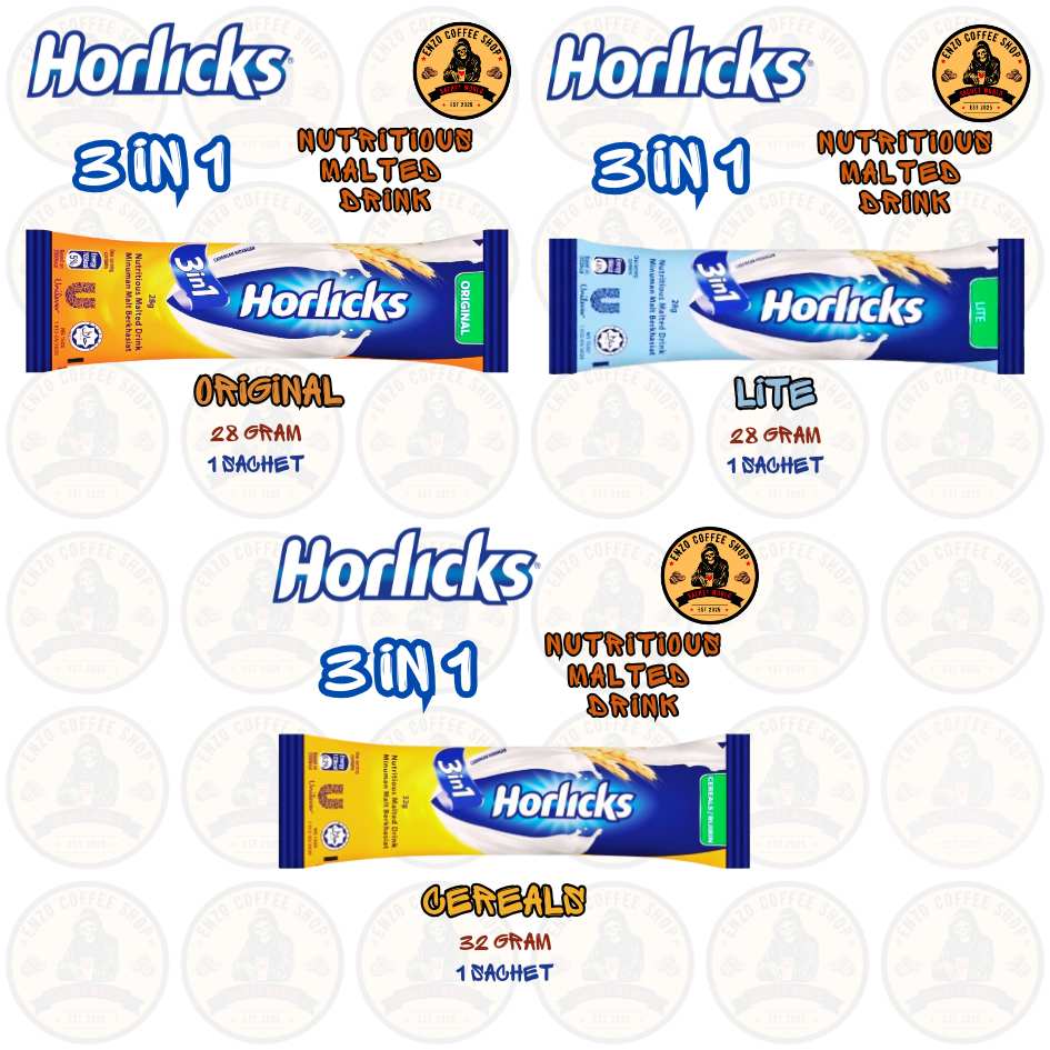 HORLICKS 🔥TRIPLE SACHETS, LOOSE PACK🔥 NUTRITIOUS MALTED CEREAL INSTANT ...