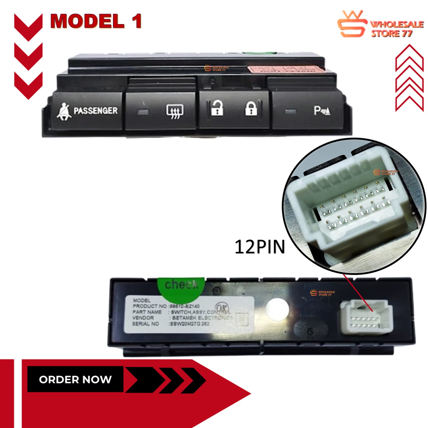 ORIGINAL | PERODUA BEZZA CENTER SWITCH CENTRA HEATER SWITCH LOCK PINTU ...