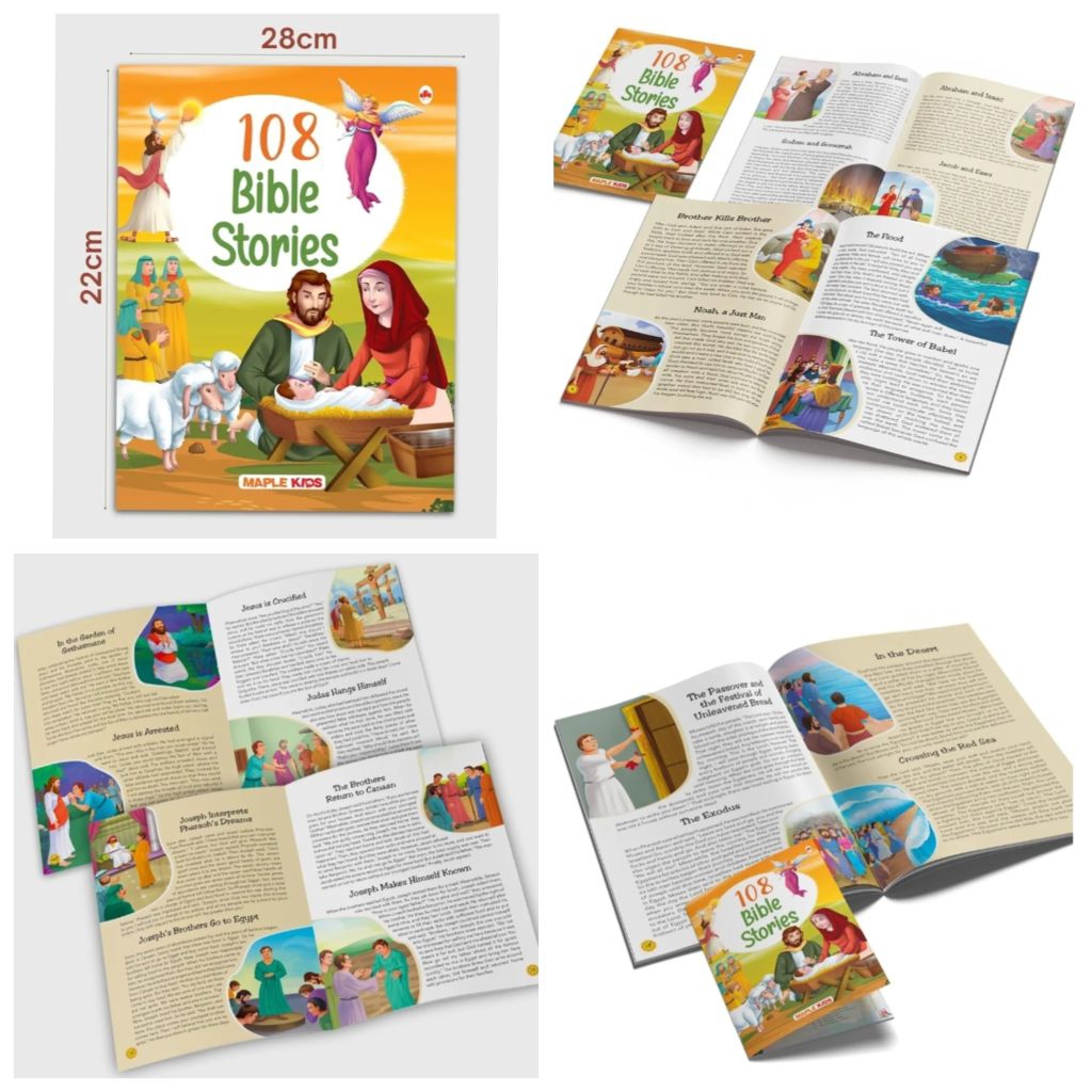 (Set of 10 Books) My First Bible Stories for Kids - 108 Bible Stories ...