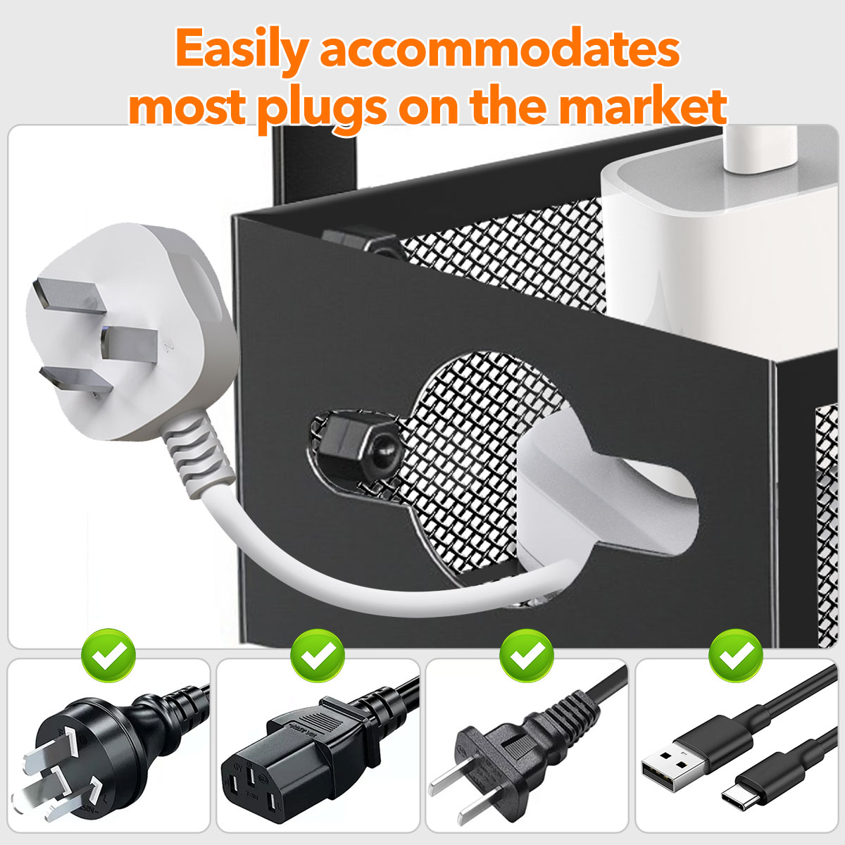 Under Desk Cable Management Tray Cable Organizer Rack Wire Organizers ...