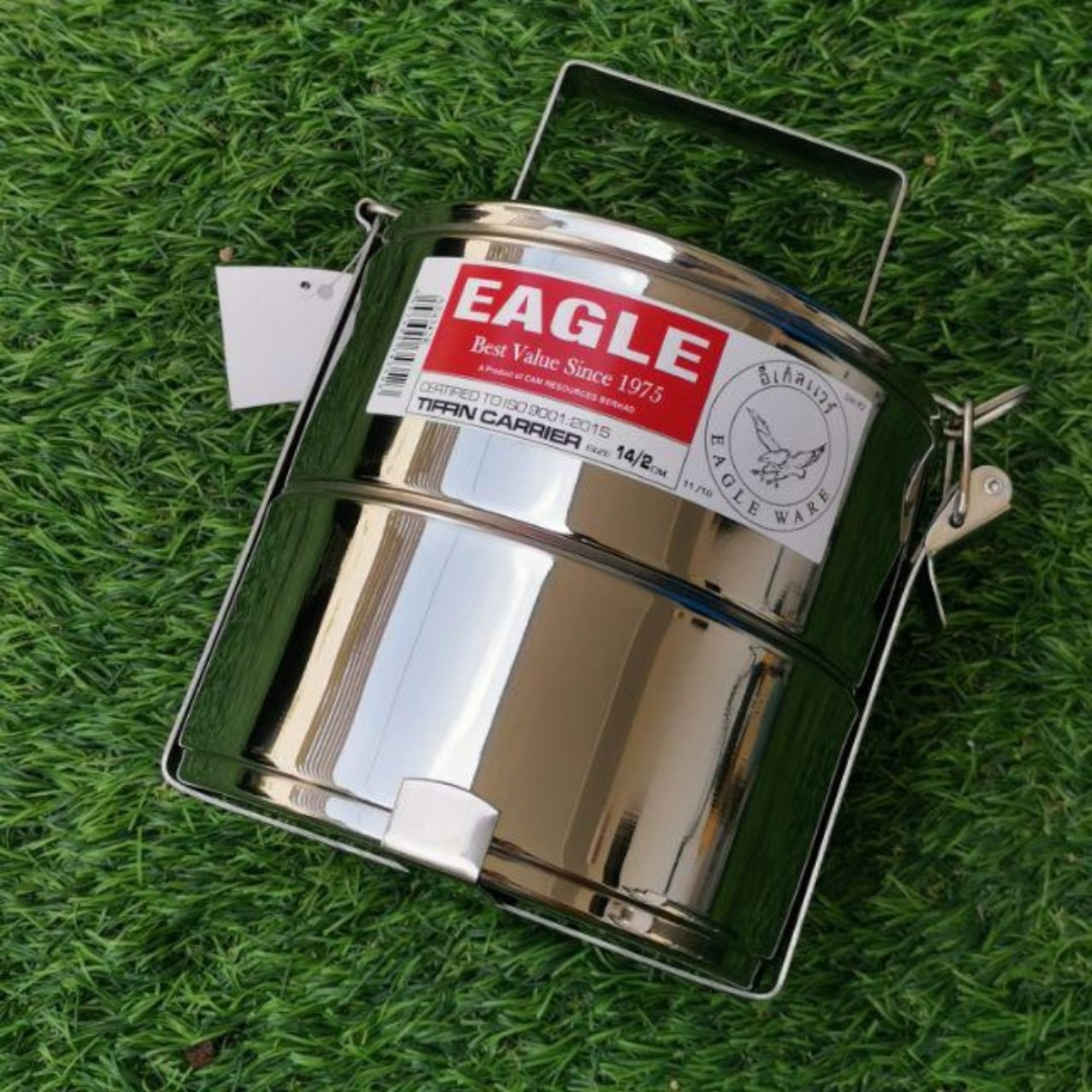 MLK Eagleware Food Carrier Stainless Steel Lunch Box Tiffin Carrier ...