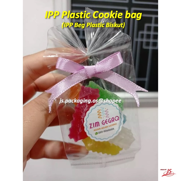 IPP Plastic Gift Plastic Cookies IPP Transparent Plastic Bag Food ...
