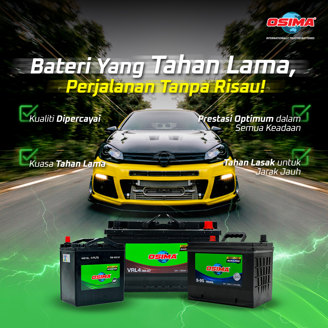 NS40ZL NS40 OSIMA Battery Bateri Kereta Car Battery | Perodua Myvi ...