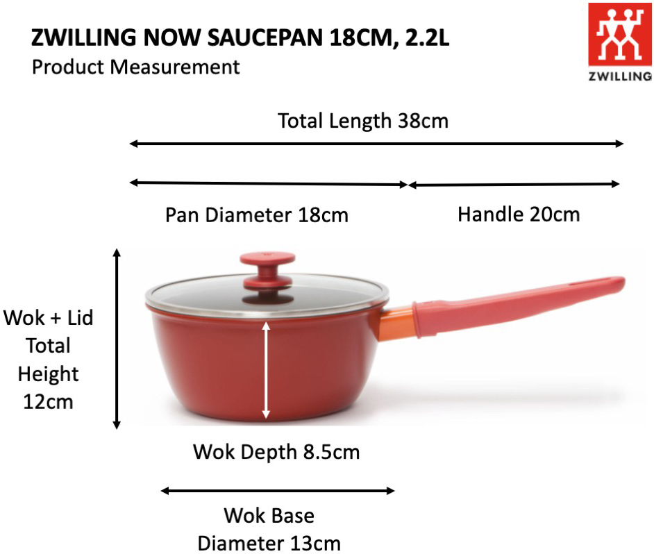 Zwilling Now Granada Saucepan 18cm | Shopee Malaysia