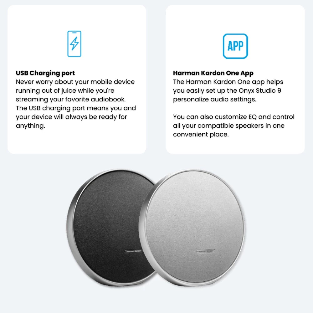 Harman Kardon Onyx Studio 9 I Portable stereo Bluetooth home I Superior ...