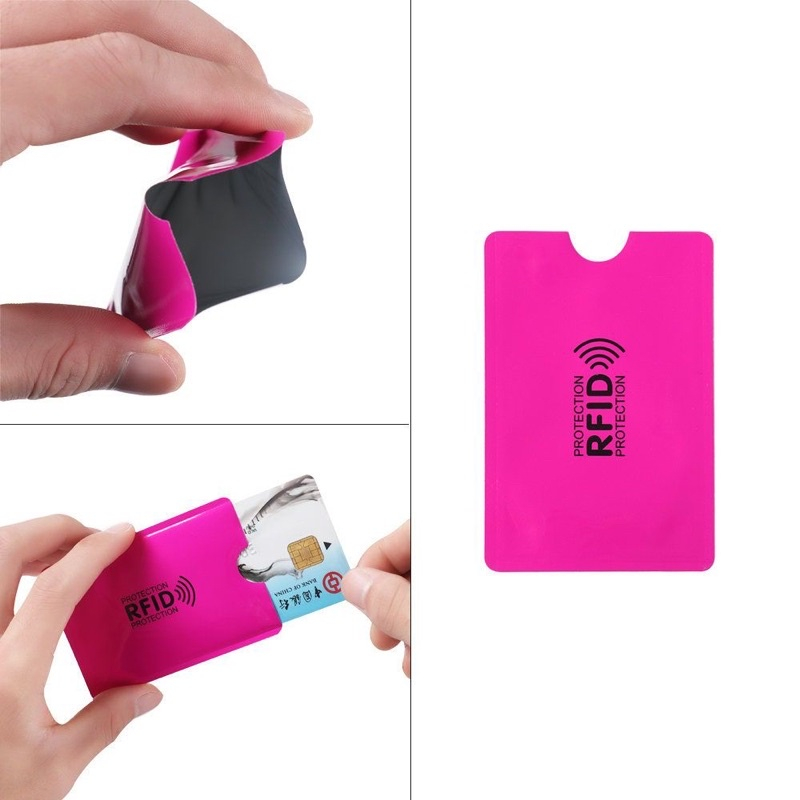 ANTI RFID Secured Wallet BLOCKER Reader Protection Card Holder RFID ...