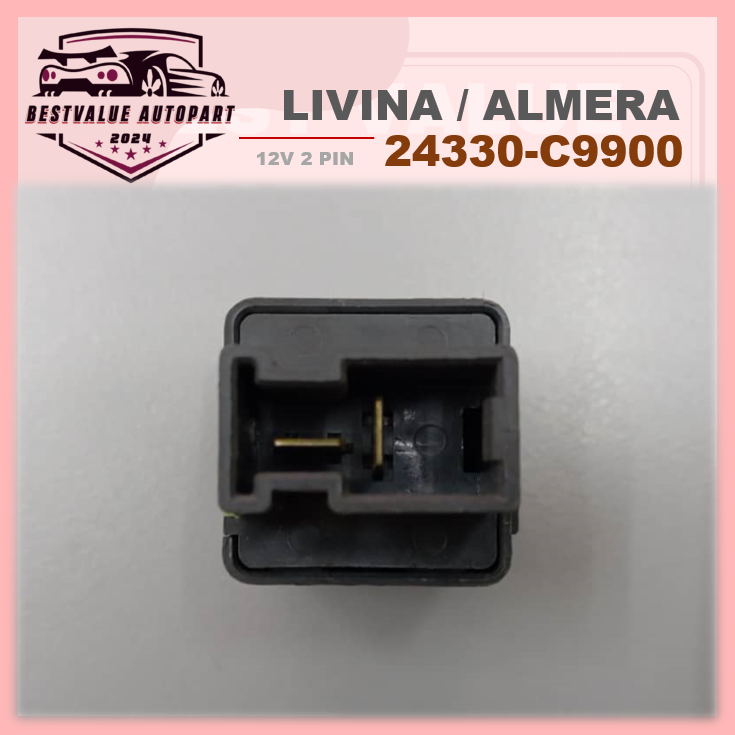 NISSAN RELAY 12V 2 PIN NISSAN LIVINA ALMERA RELAY CIRCUIT BREAKER ...