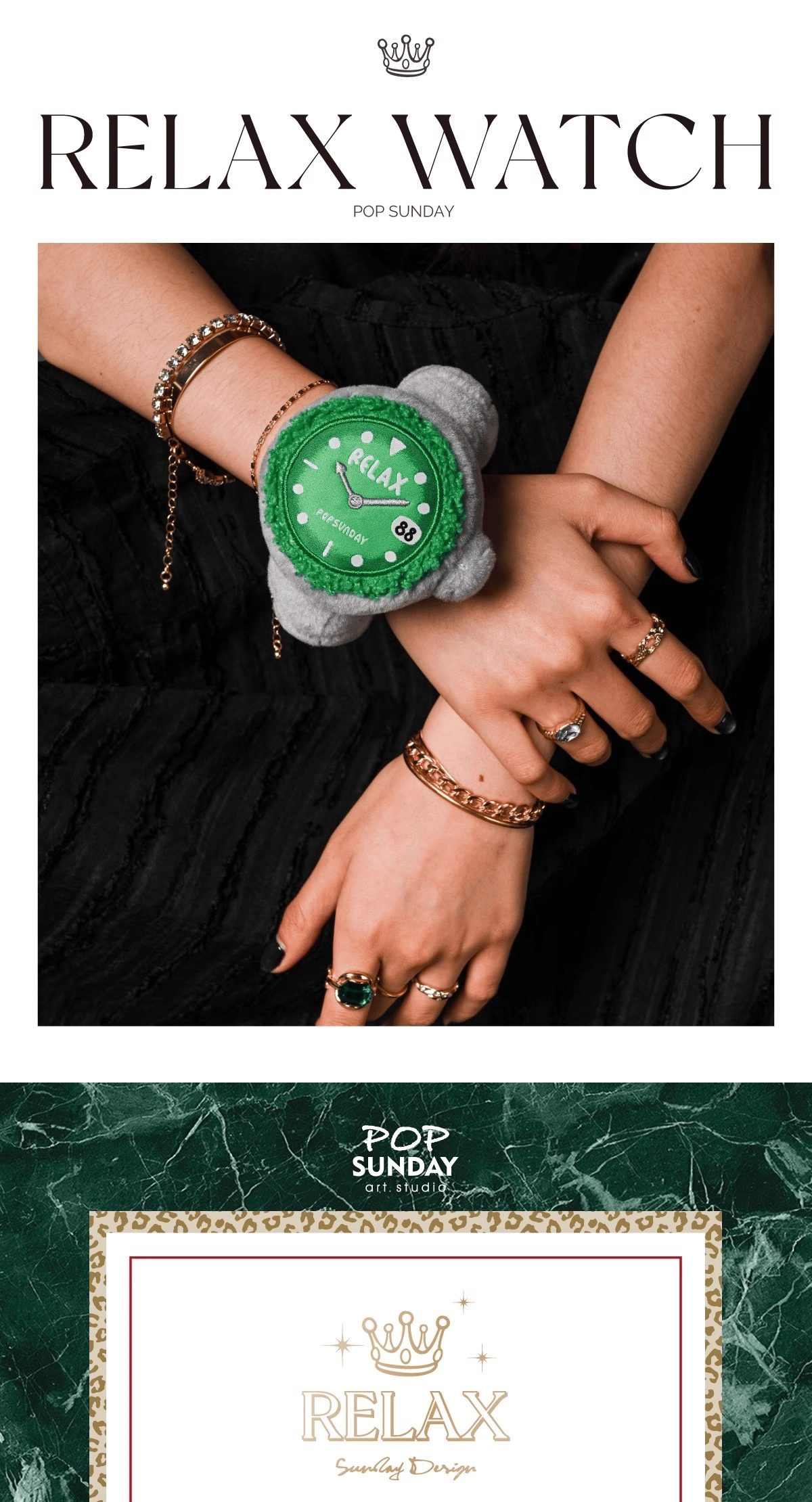 Original Pop Sunday Relax Watch Series Blind Box Plush Stuffed Doll ...
