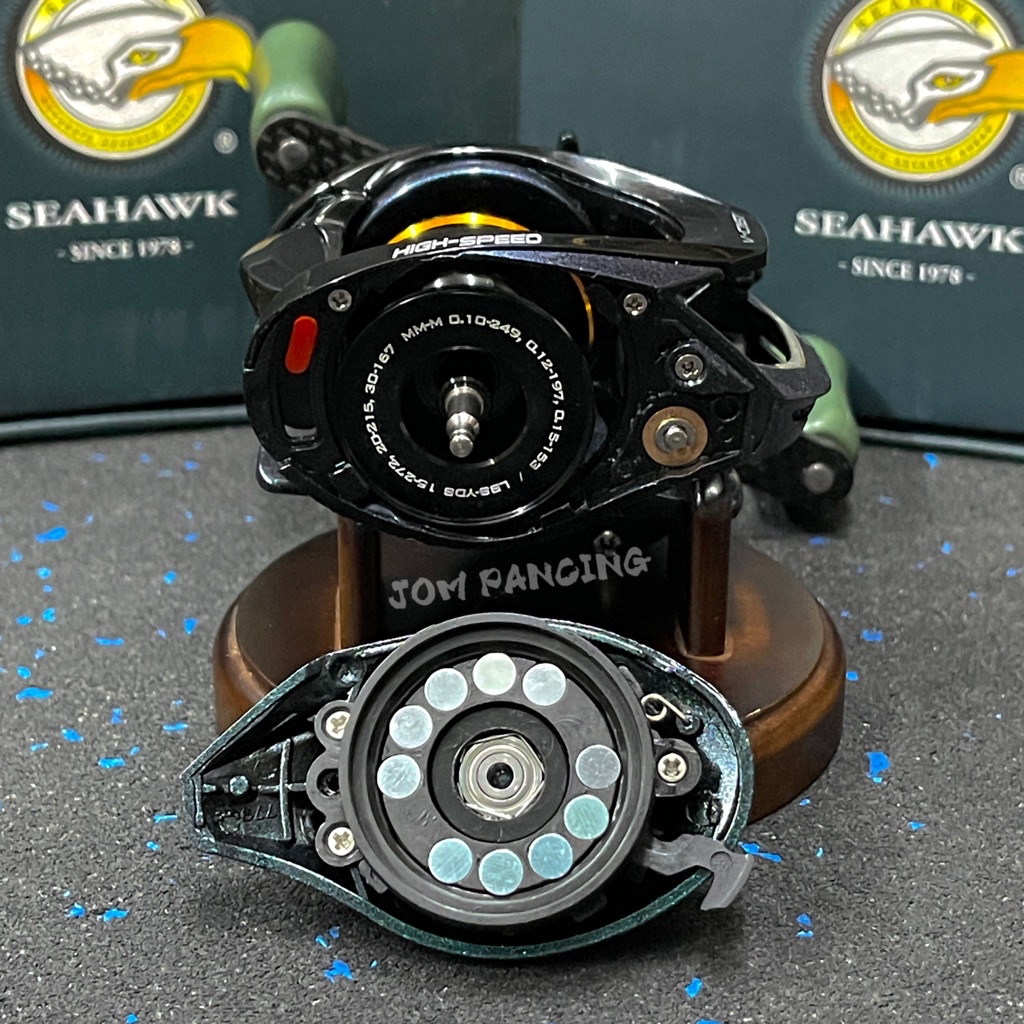 【Jom Pancing】SEAHAWK BASS STRIKE 2 103HSL 🔥with CLICKER🔥 BAITCASTING ...