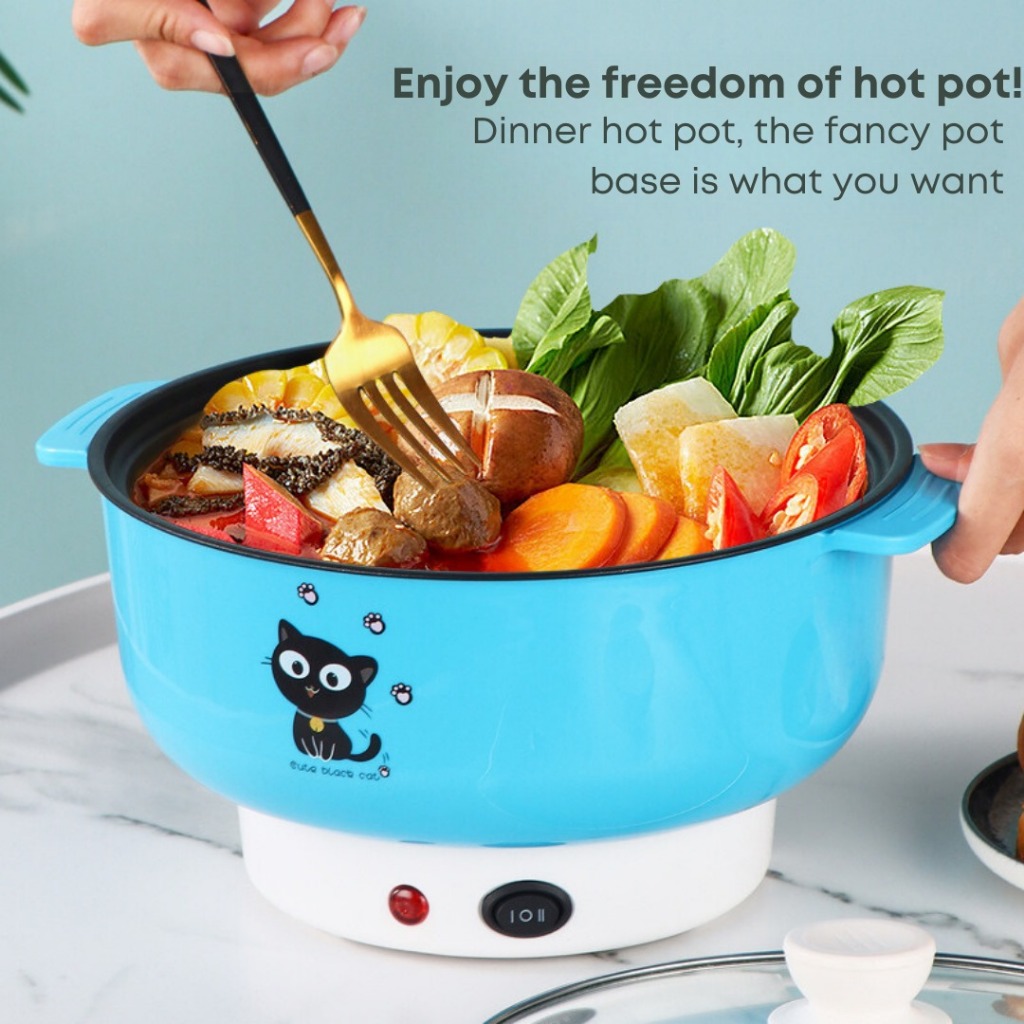 6L Non-Stick Electric Multi Cooker – Hot Pot, Steamboat, Rice & Frying ...