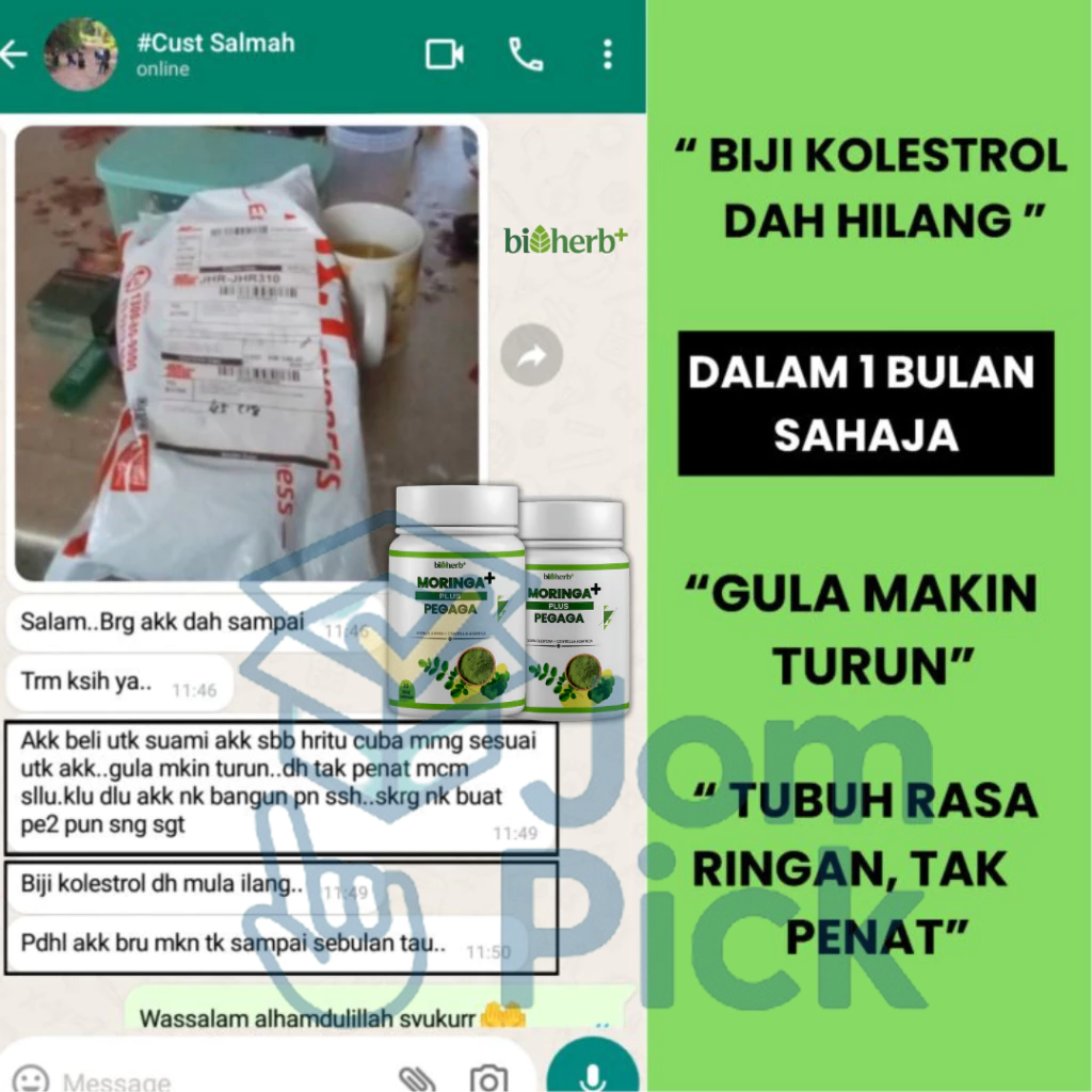 🌿 Bioherbs Moringa + Pegaga Plus Asli | Produk Halal & Semula Jadi ...