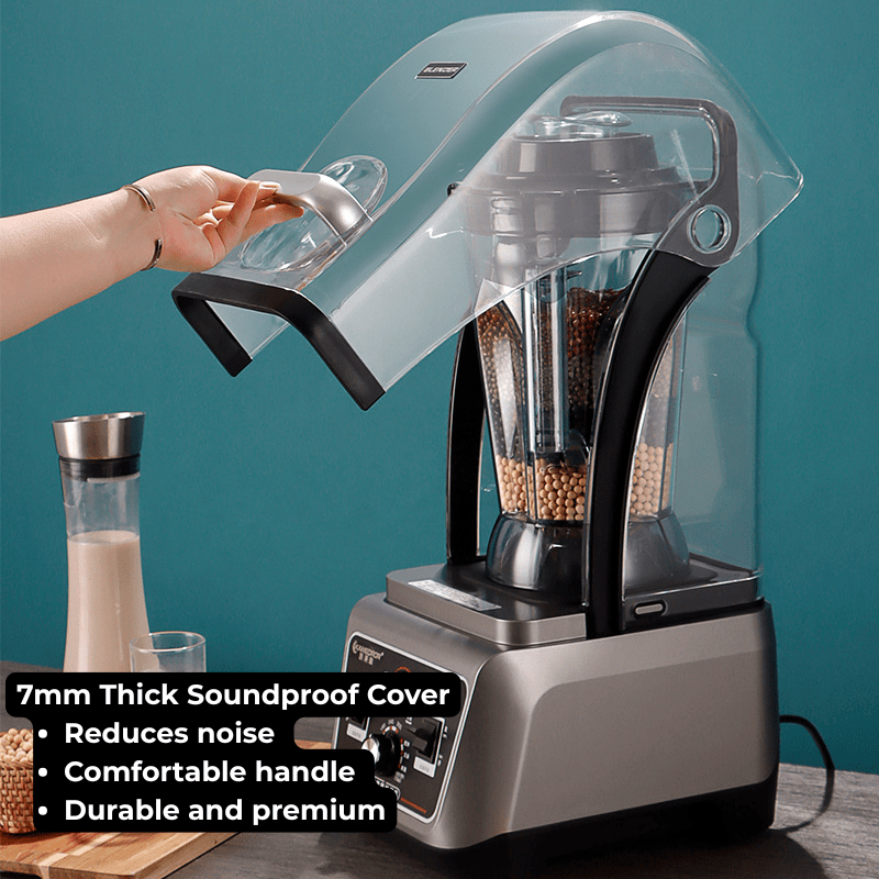 【Commercial 2.5L High-Power Blender with Soundproof Cover】– 2200W Pure ...