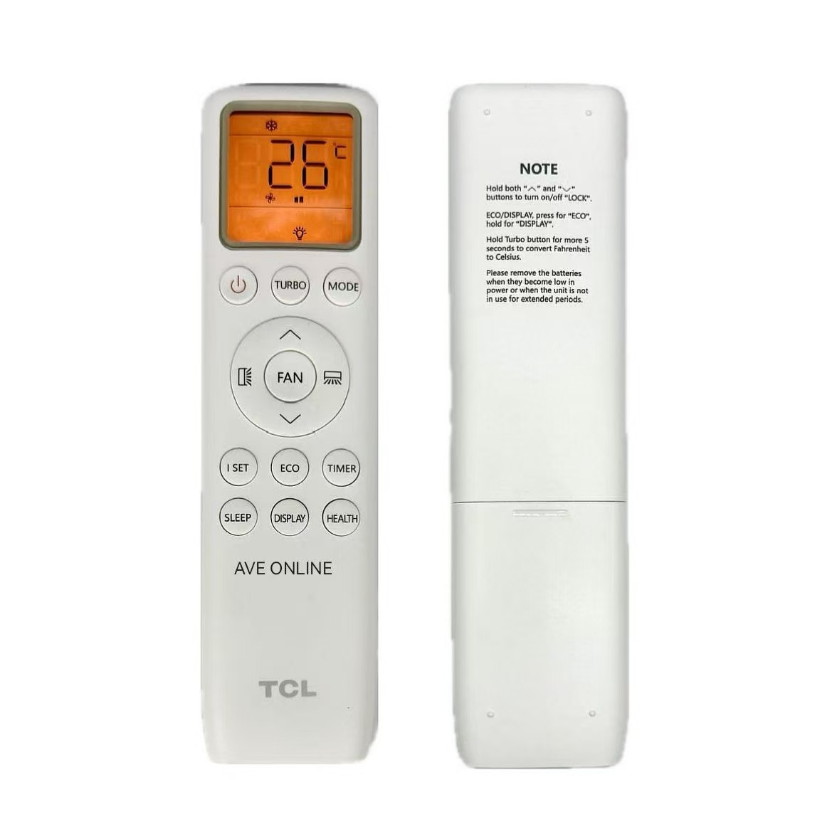 Original TCL Air cond Air conditioner Remote Control 22013-002425 776FH ...