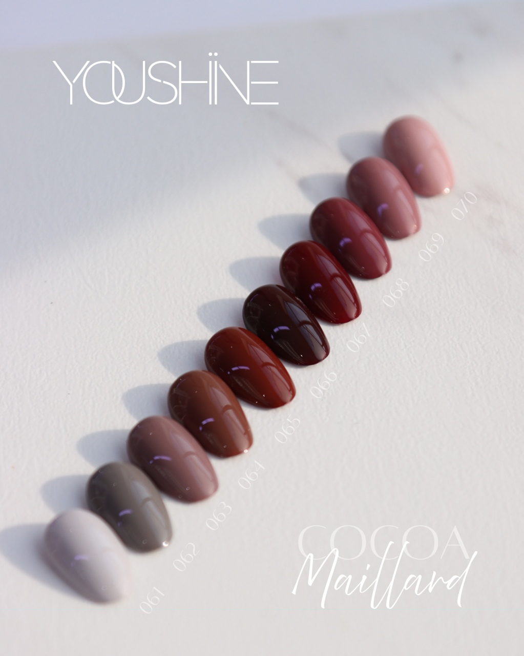 2025 New YS Cocoa Maillard GEL COLOR 可可色系列 KKM REGISTER 061 062 063 064 ...