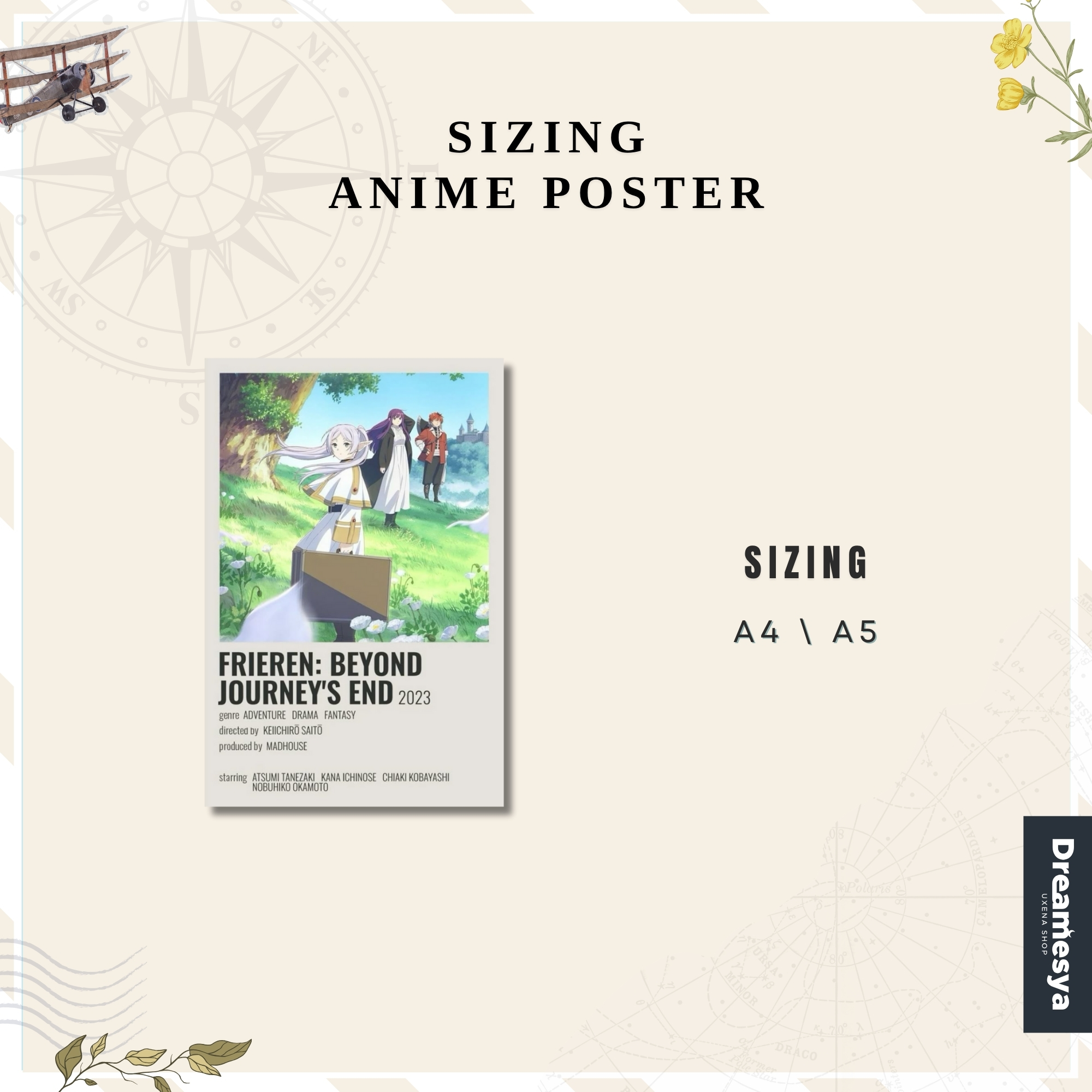 [Custom] Custom Anime Poster | A4, A5, Decorate your room, Anime Poster ...