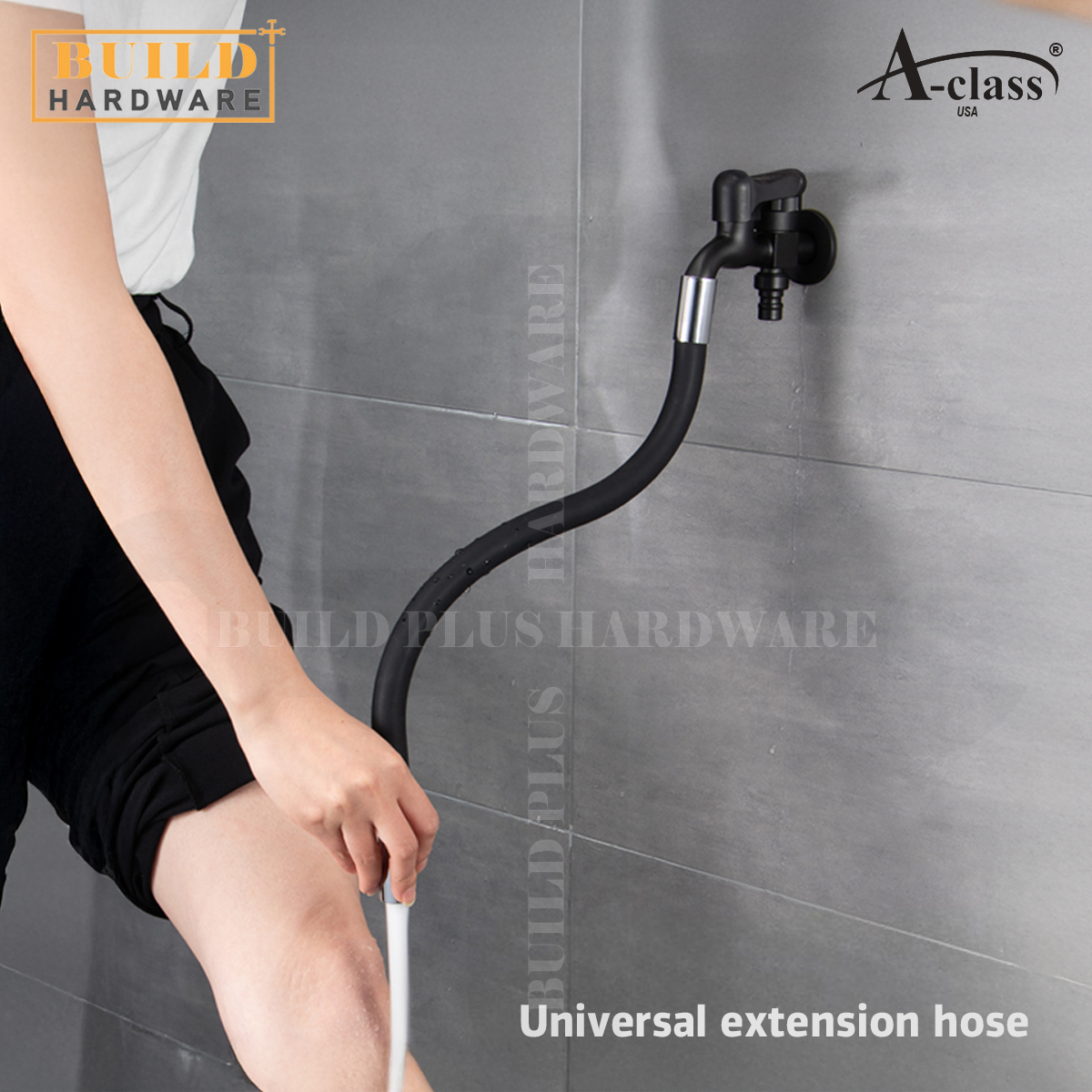 A-CLASS SB-3 Flexible Hose 12 inch (Black) 水龙头延伸器 Getah Paip Air ...