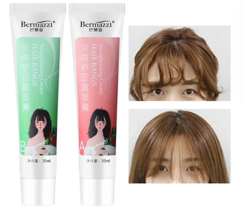 **2025 NEW** Bermazzi Keratin Correction Hair Straightening Cream Bangs ...