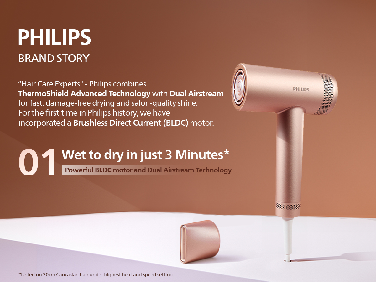 [New] Philips Hair Dryer 8000 Series BHD837/03 | Shopee Malaysia