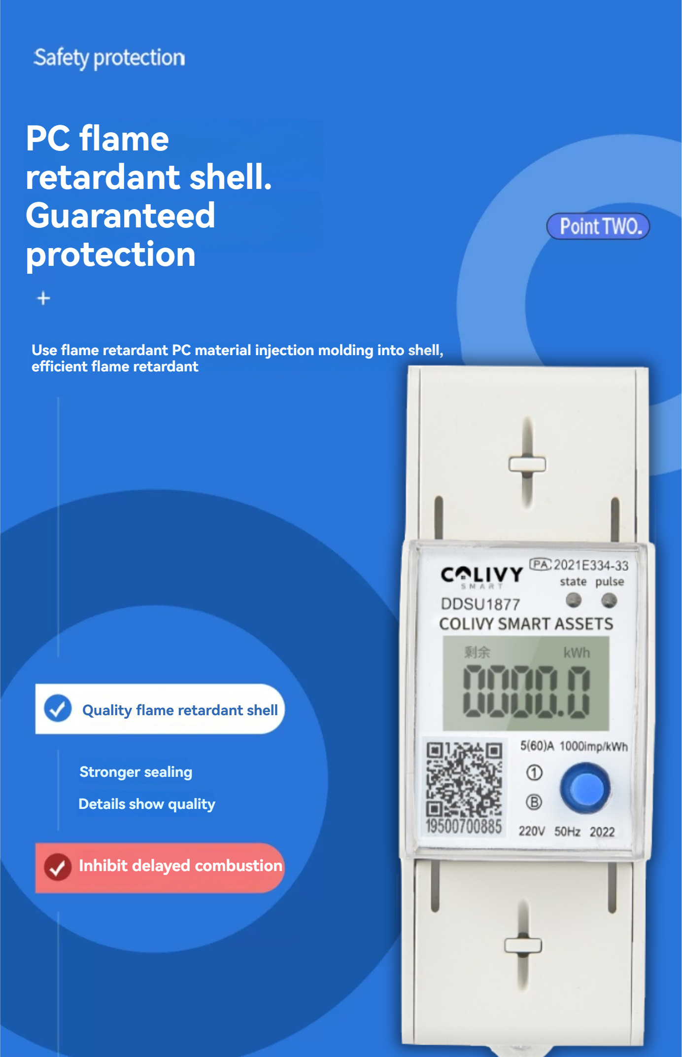 60A IOT WiFi+Bluetooth Energy Smart Meter 😍 Circuit Breaker MCB Energy ...