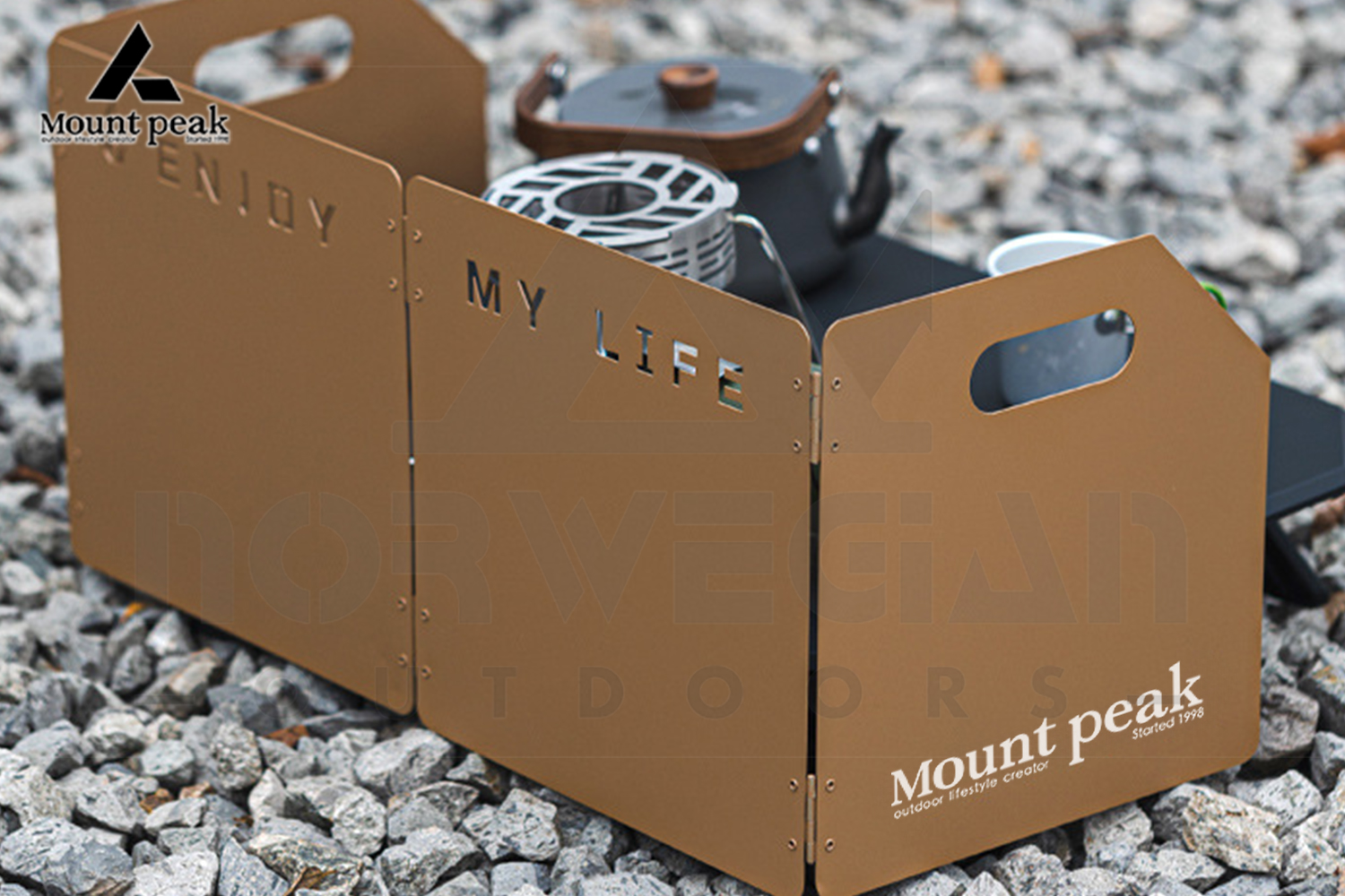 Mount Peak Camping Stove Windshield, a portable folding stove ...