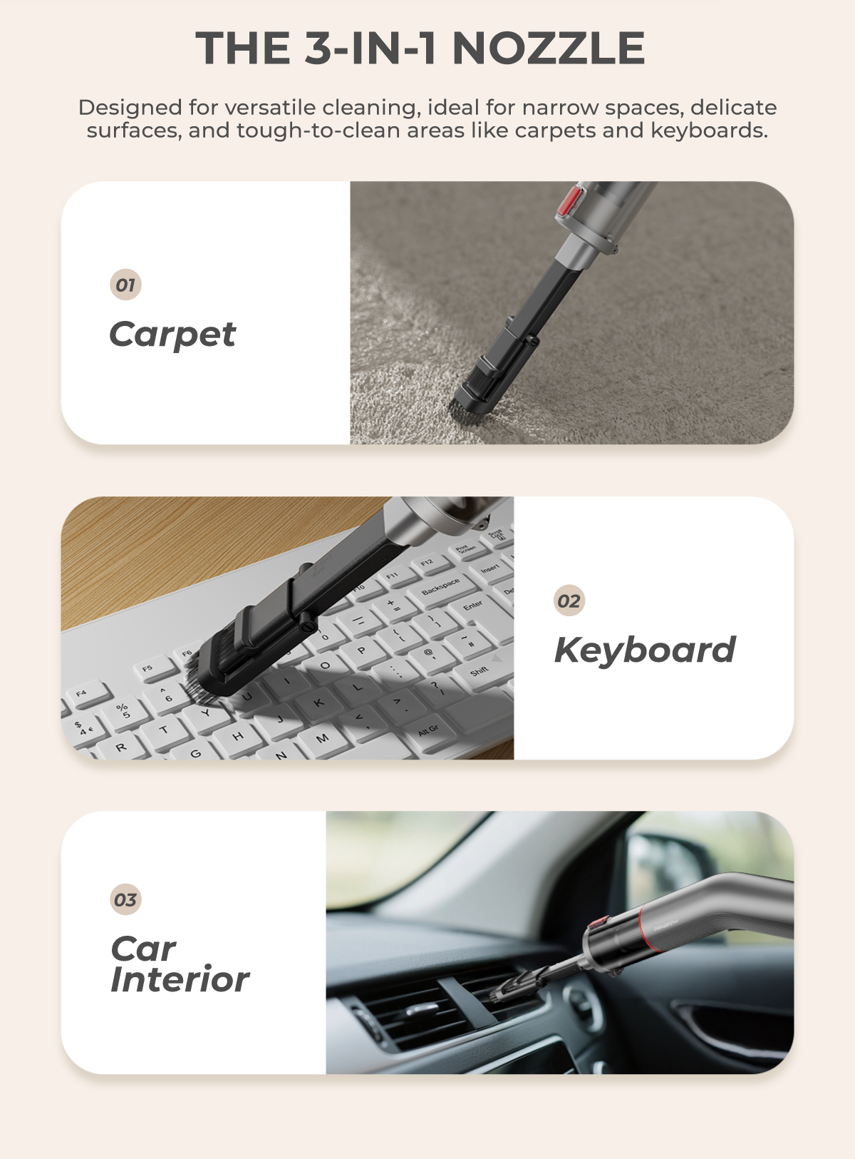 PerySmith Cordless Vacuum Cleaner Xtreme Series G4 - GREY (Car Vacuum ...