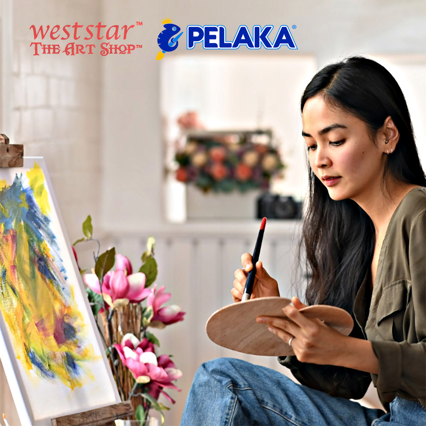 [WESTSTAR] PELAKA MURAL / POSTER COLOR 1KG - NORMAL & SPECIAL COLORS ...