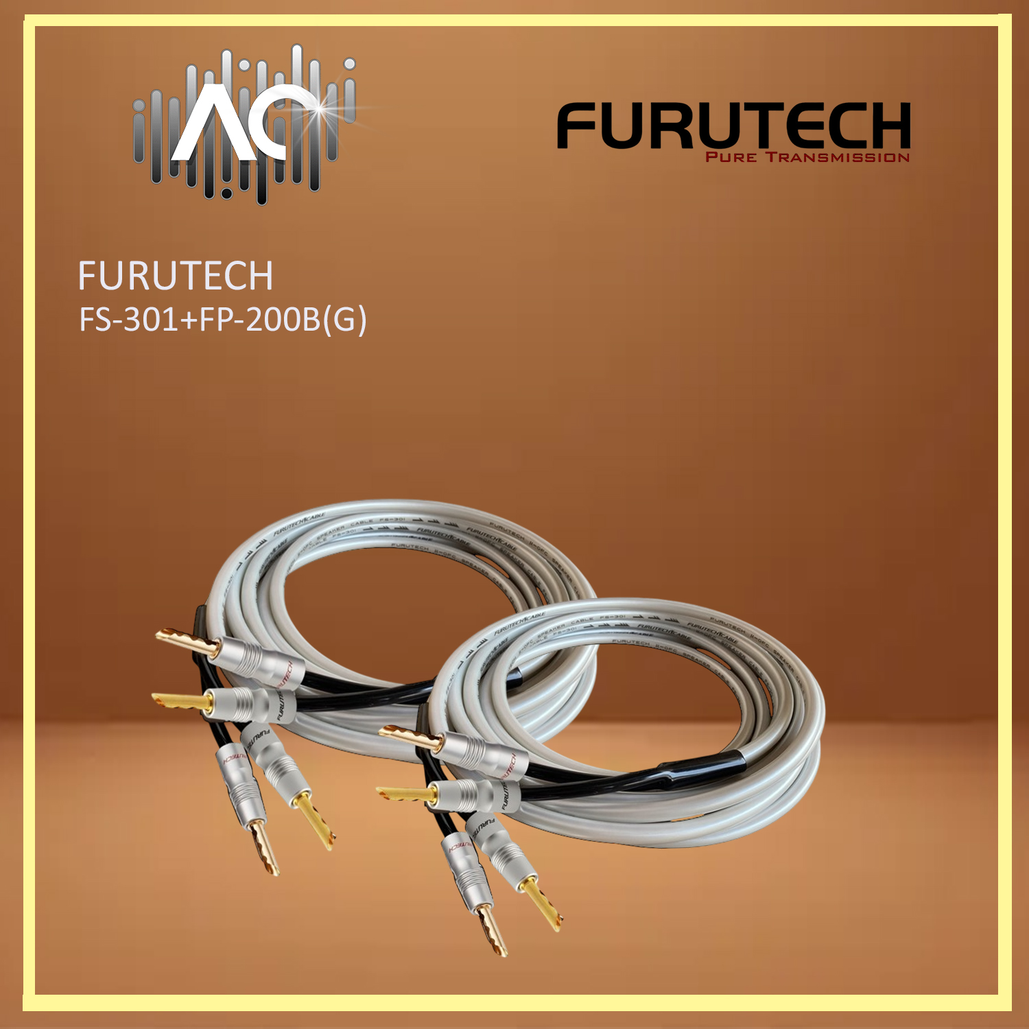 Furutech FS-301 Speaker Cable + FP-200B (Gold)Banana Terminal / Pair (14 AWG) | Shopee Malaysia
