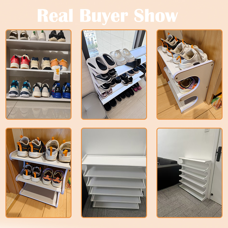 【Lifetime Warranty】Bamboo Shoe Rack Rak Kasut 2-24Shoes Shoe Rack ...