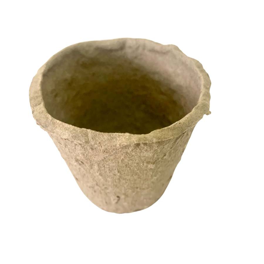 50 pcs (6cm) Biodegradable Organic Paper Pulp Pot Plant Seedling ...