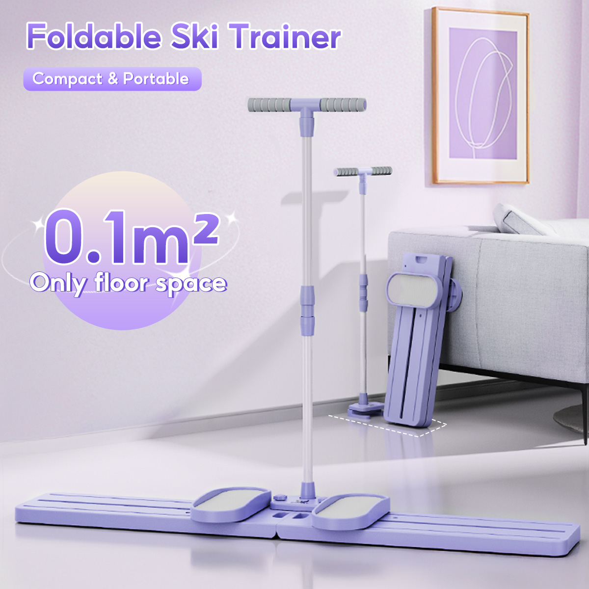 Ski Machine Foldable Basin Bottom Muscle Training Device Beautify Leg ...