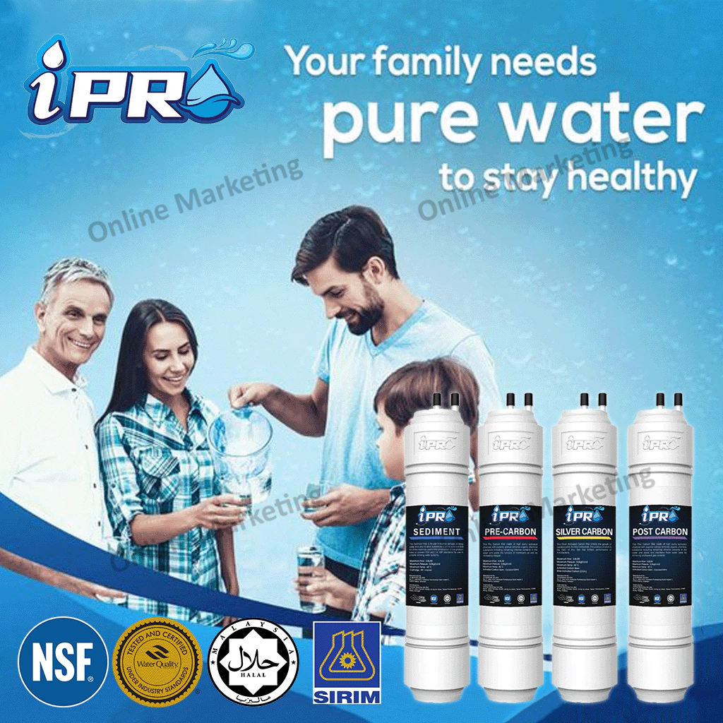 IPRO Jakim Halal U-type Patented with SIRIM 4 Korea Filter 8"/9"/10 ...