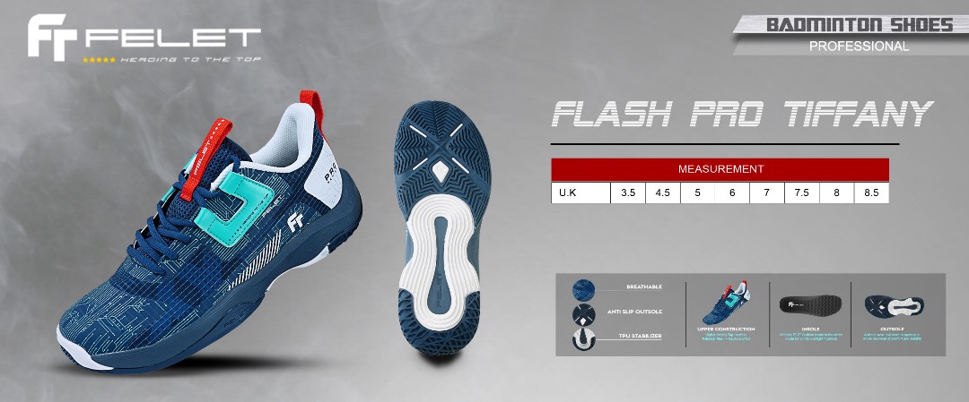 *NEW ARRIVAL* FELET FLASH PRO BADMINTON SHOES | Shopee Malaysia