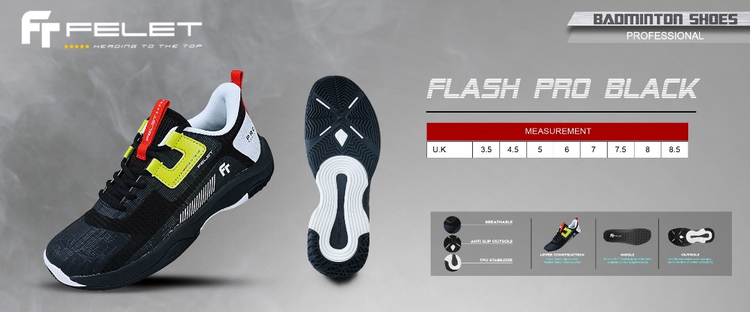 *NEW ARRIVAL* FELET FLASH PRO BADMINTON SHOES | Shopee Malaysia