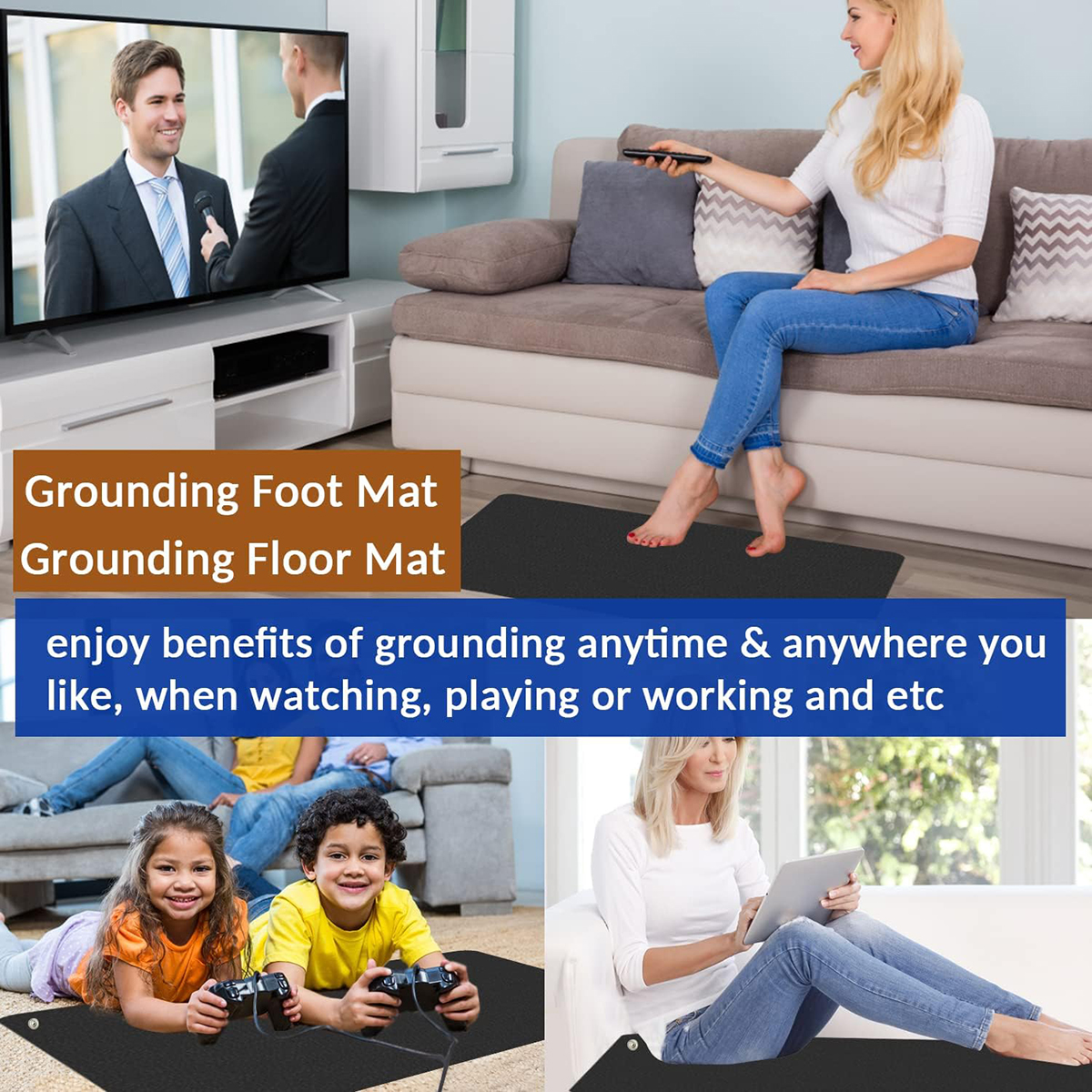Grounding Mat Earthing Mat Reconnect to The Earth EMF Protection for ...