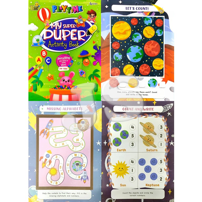 BEE SERIES PLAYTIME ACTIVITY BOOK : MY FIRST | THE AMAZING | POP STAR ...