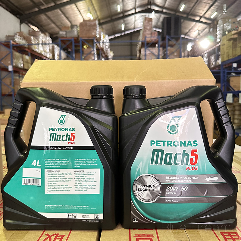 20W-50 Petronas Mach 5 Plus Ultra high performance multigrade engine ...