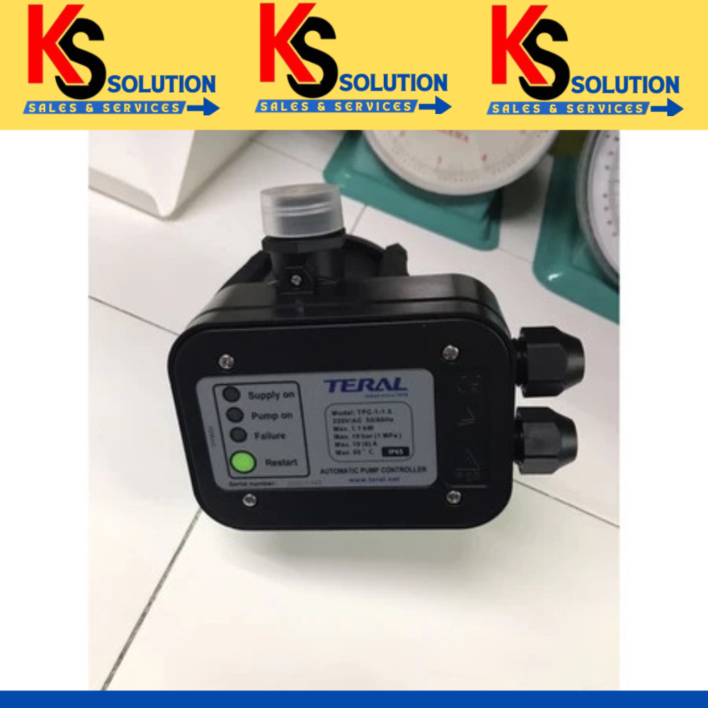 TERAL TPC-15 Water Pump Pressure Switch Automatic Pressure Controlle ...