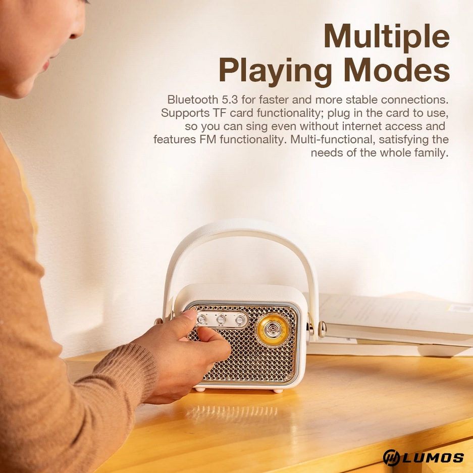 MUZEN Over The Moon M1K Karaoke Bluetooth & FM Radio Speaker ...