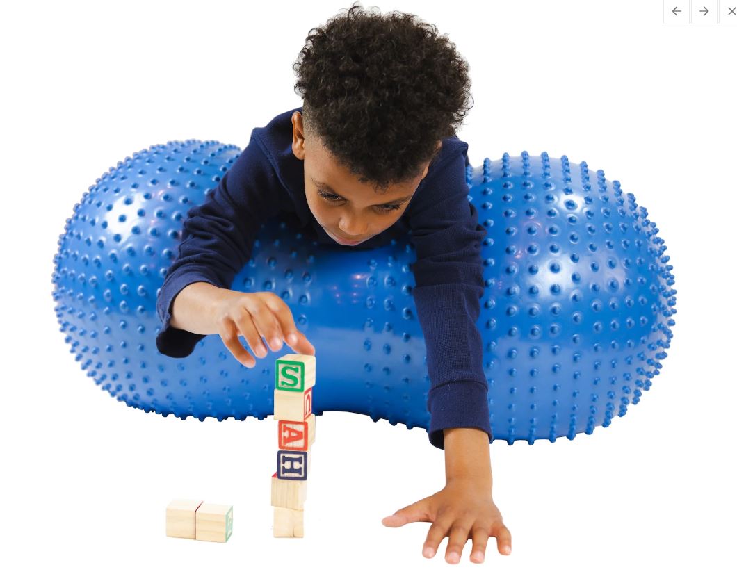 CanDo Inflatable Exercise Sensi-Saddle Rolls for developing muscles and ...