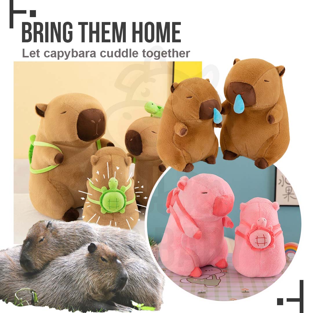 ⭐Moo Baby Patung Capybara Besar Capybara Bag Plush Toy Cabybara ...