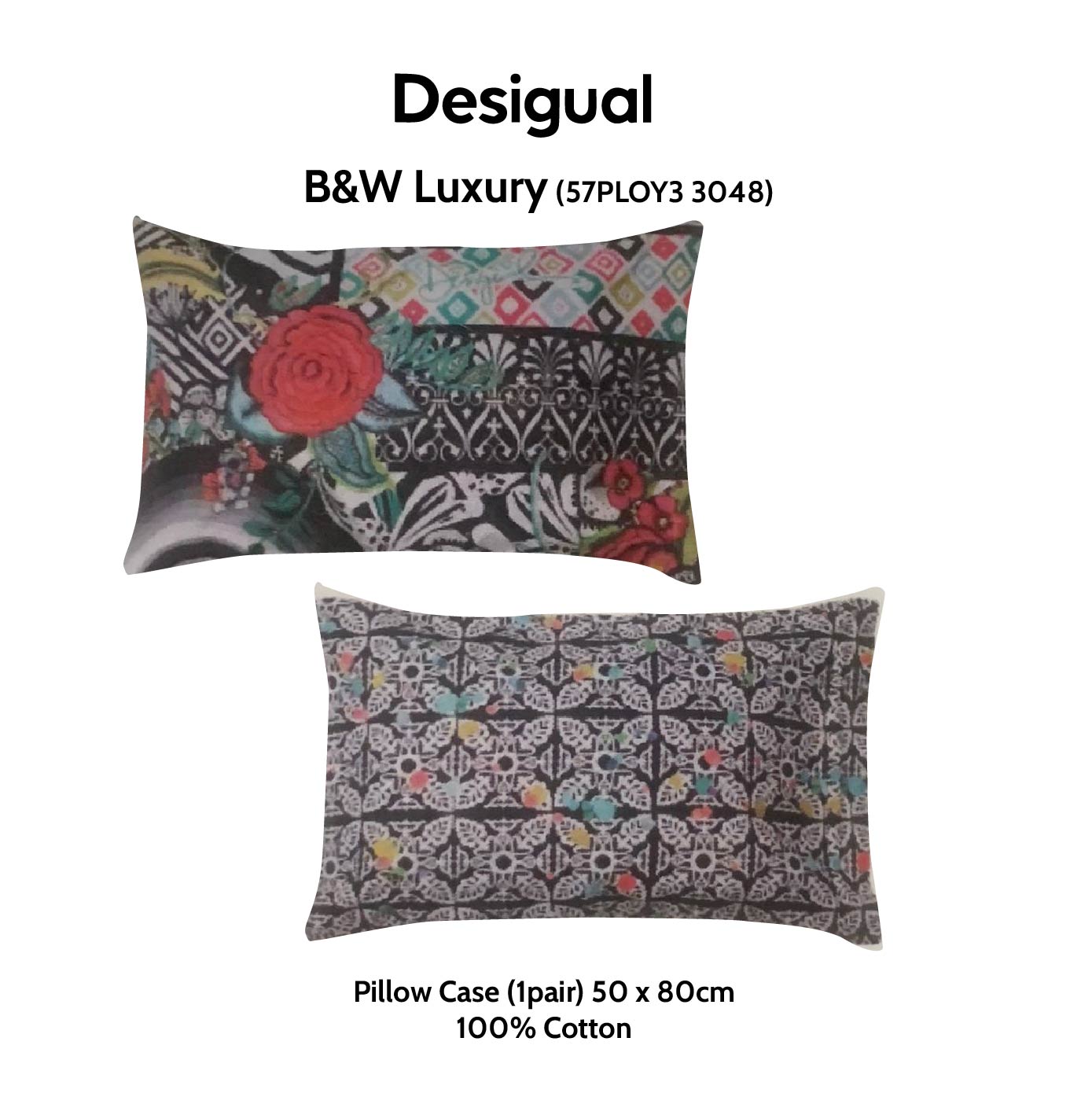 Desigual Pillow Case ( 2pcs/pair) | Shopee Malaysia