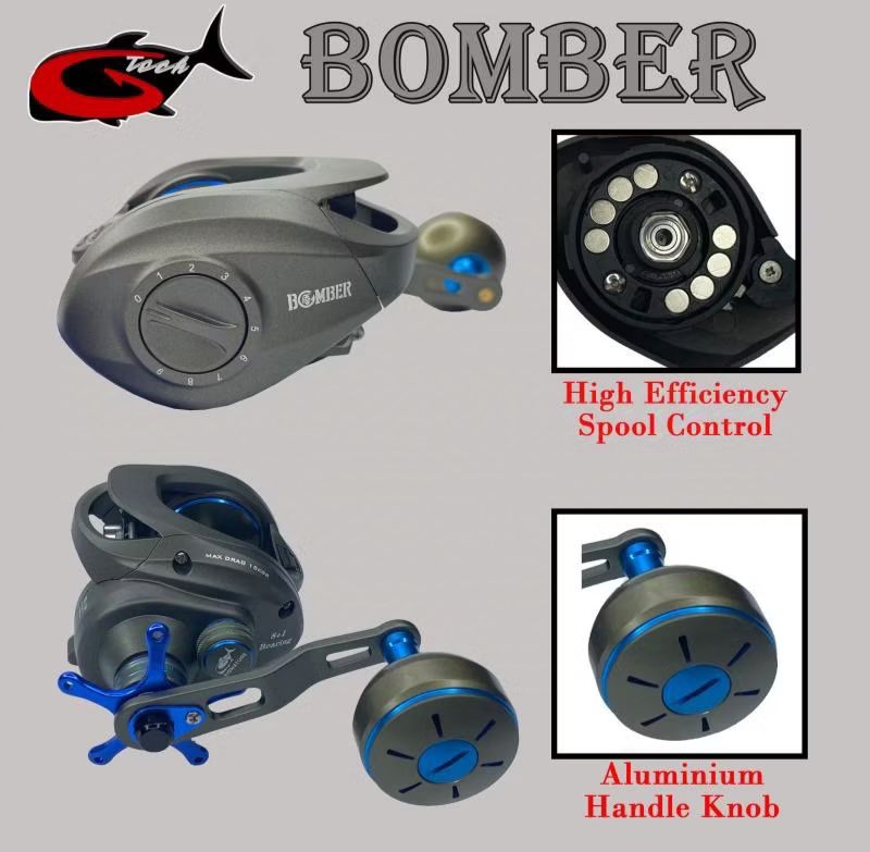 GTECH BOMBER BC JIGGING REEL LEFT HANDLE | Shopee Malaysia