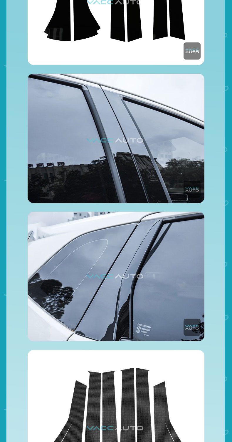 Honda Jazz Fit GK GK5 T5A 3rd Door Pillar Dark Piano Black Carbon ...