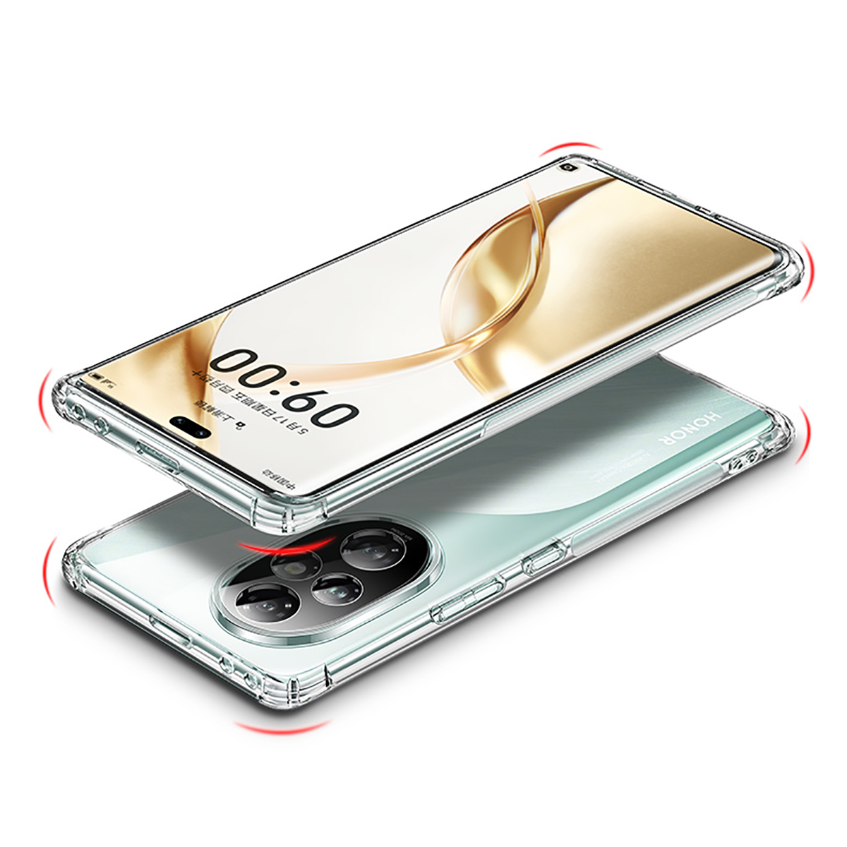 Honor X9 4G X9 5G X6A X7A X8A X9A X7B X8B X9B Soft Transparent Crystal ...