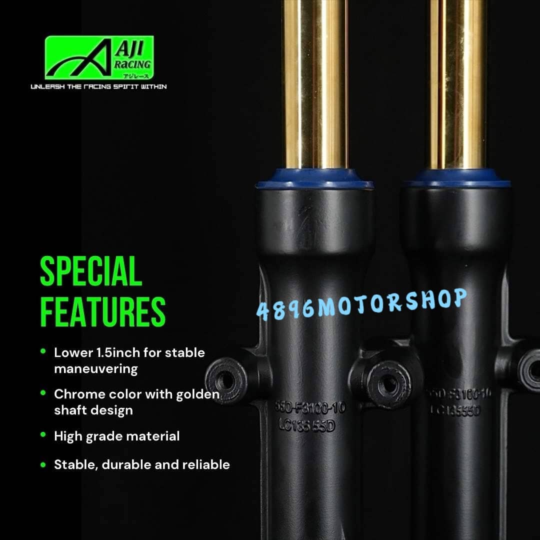 AJI RACING FRONT FORK LOWERED 1.5 INCH (SIAP TURUN RENDAH) Y15 Y16 LC135 V1-V8 RS150 RS 150 LC ...