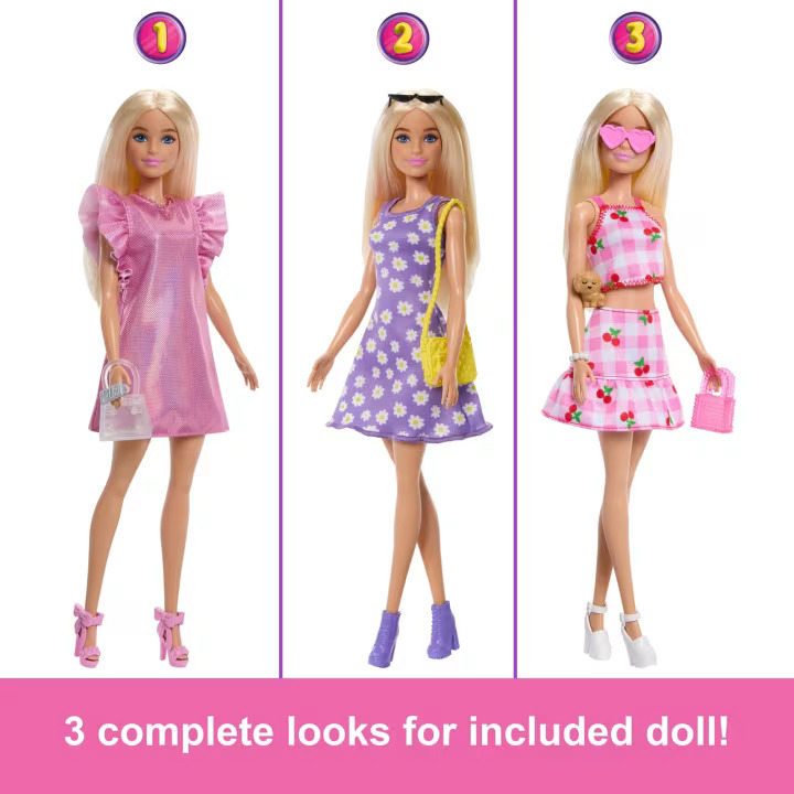 Barbie Dream Closet Toy Playset With Fashion Doll, Clothes ...