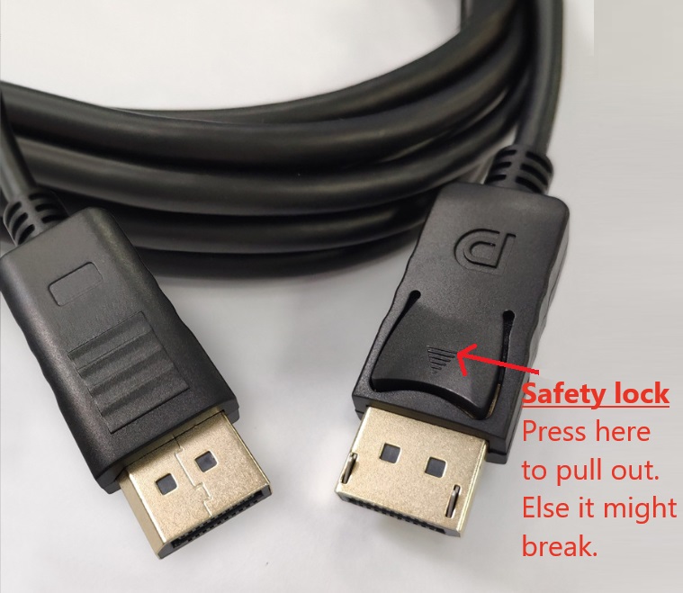 DP To DP 1.8M DisplayPort Cable Display Port PC Computer TV Monitor ...